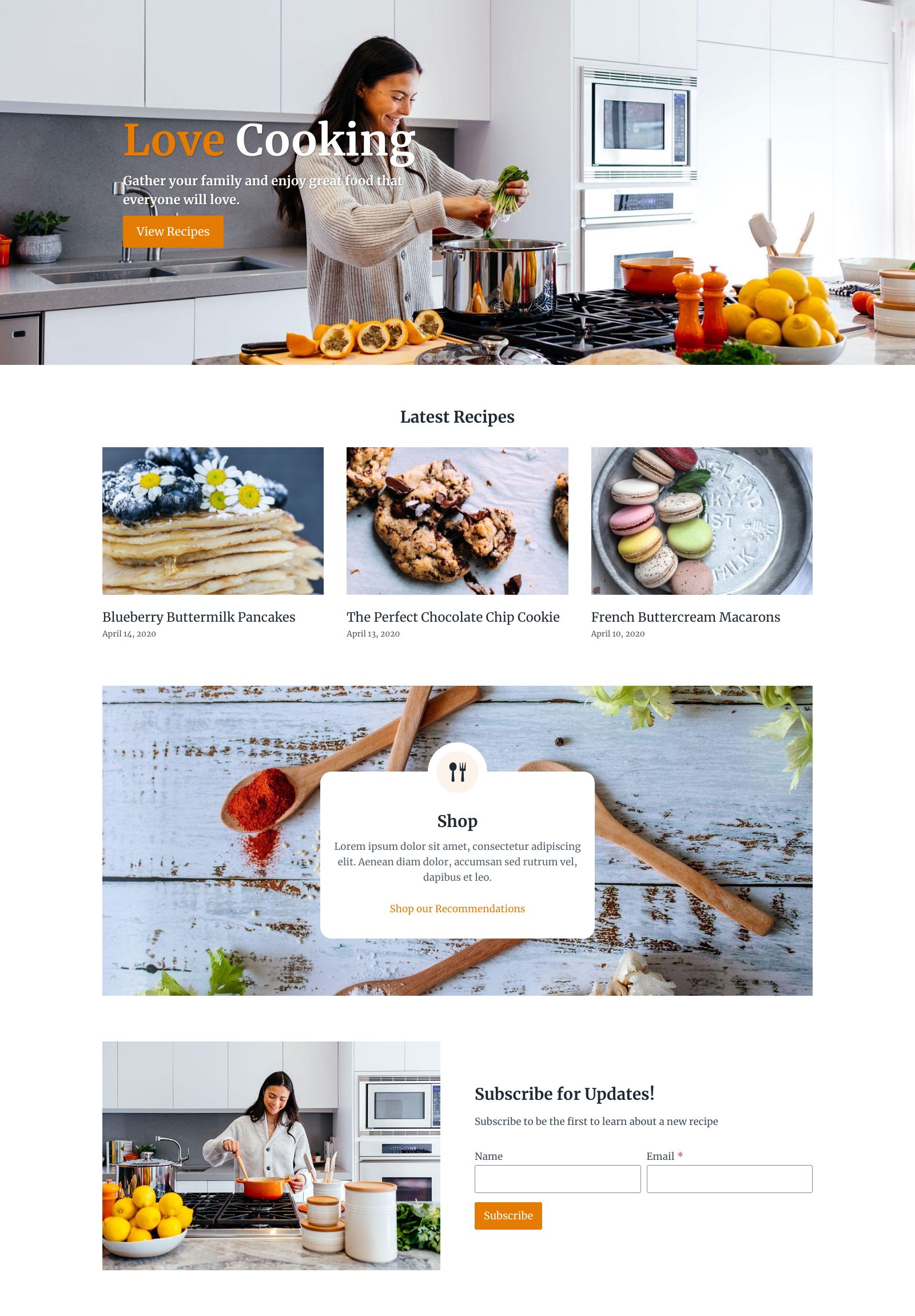 Home - Hand-Me-Down Recipes